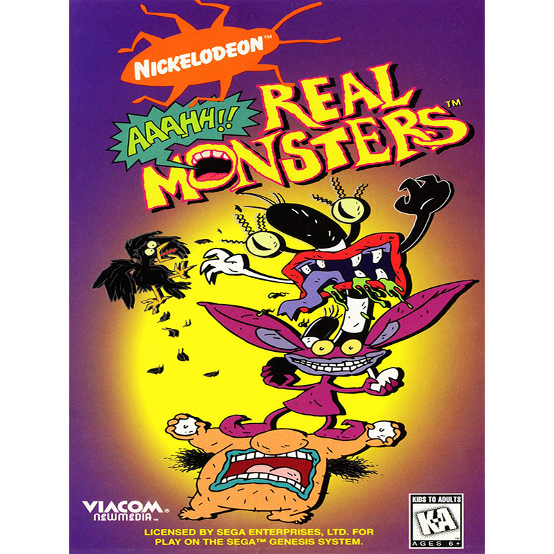 AAAHH!!! Real Monsters Mega Drive